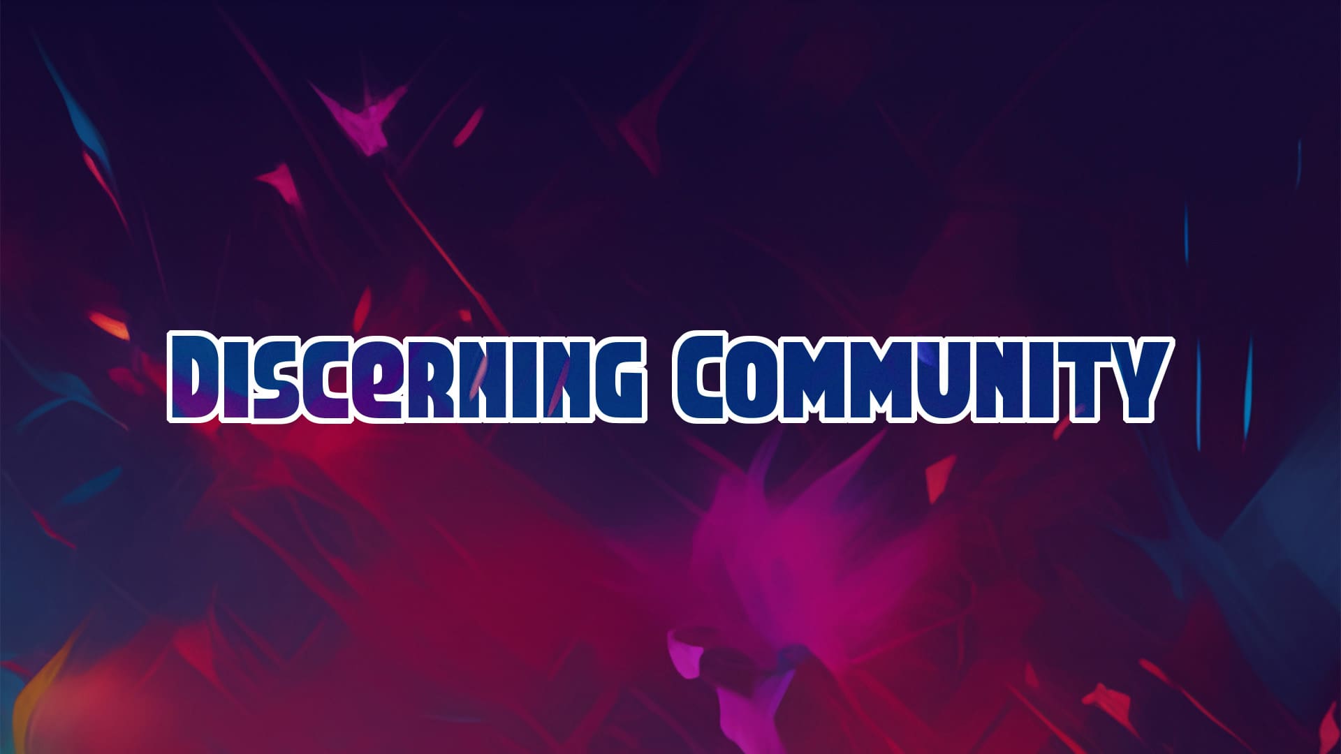 Reassembling Community | OneChurch.to